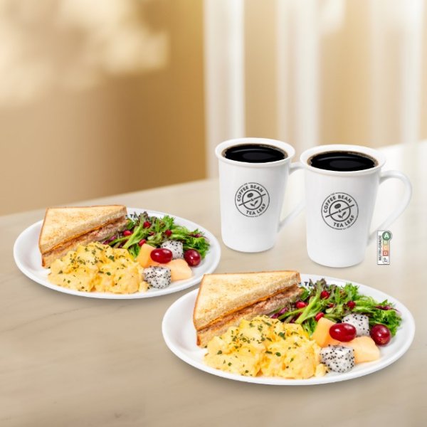 The Coffee Bean & Tea Leaf: Weekday Breakfast Set | The Coffee Bean ...